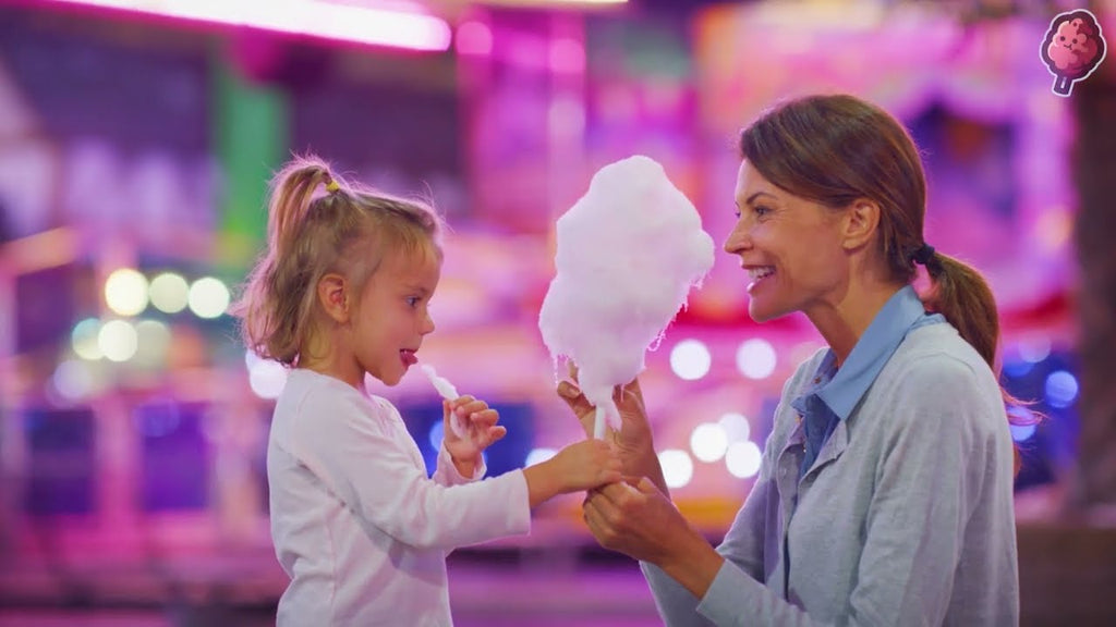 Fully automated cotton candy machine from candycube - the original ...