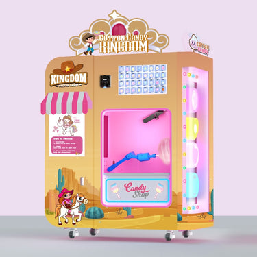 Fully automated cotton candy machine from candycube - the original ...