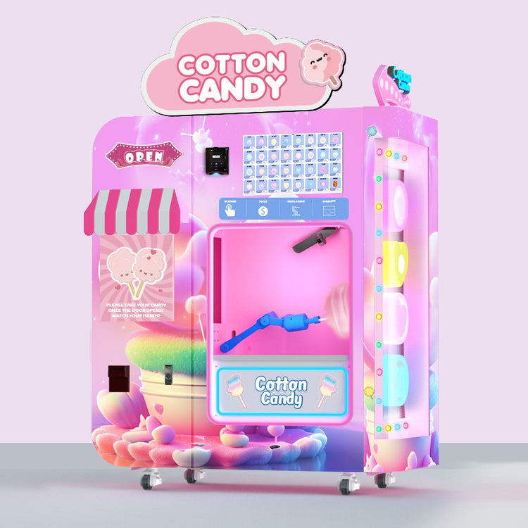 Fully automated cotton candy machine from candycube - the original ...