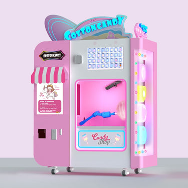 Fully automated cotton candy machine from candycube - the original ...