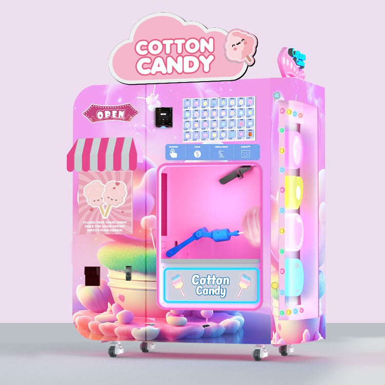 Fully automated cotton candy machine from candycube - the original ...